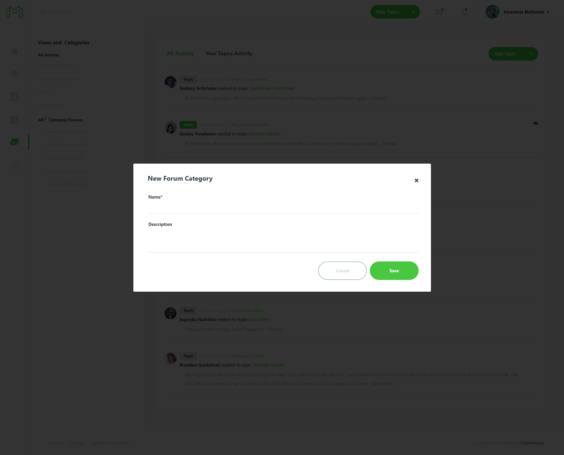 Maxamis Support Tickets Admin Dashboard UI Kit by DigitalCarving ...